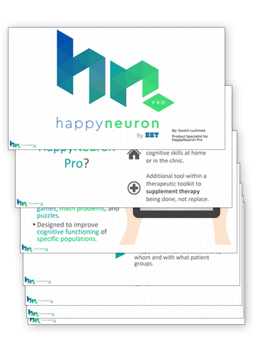 Health Care Professionals Only | HappyNeuron Pro